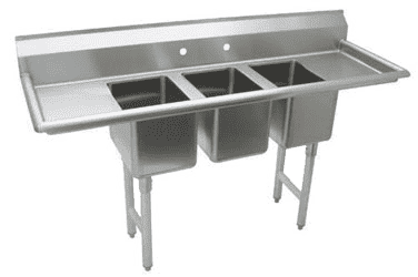 Commercial 3 Compartment Sinks | Three Compartment Sinks