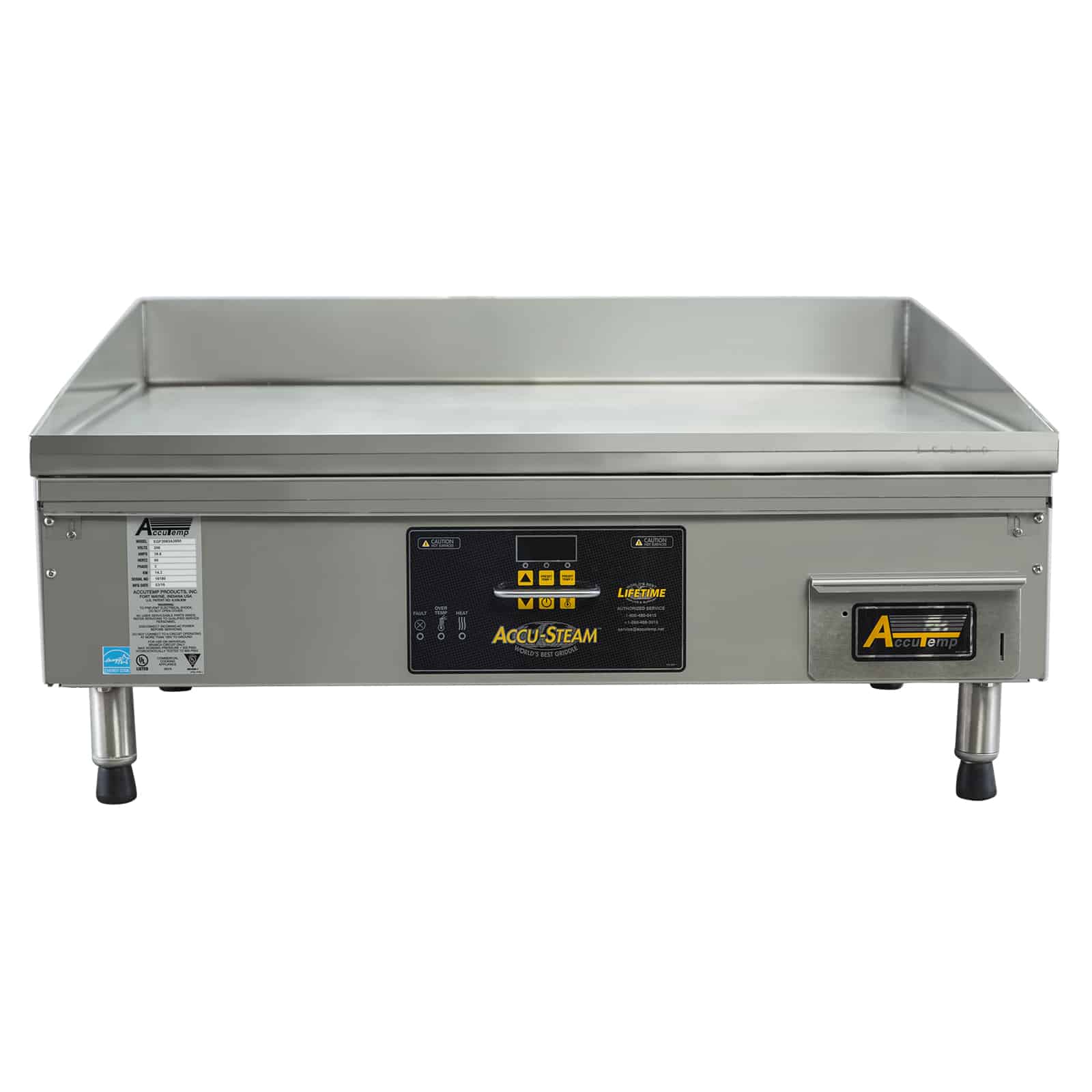 AccuTemp EGF2083A4850-T1 Accu-Steam Griddle | CKitchen.com
