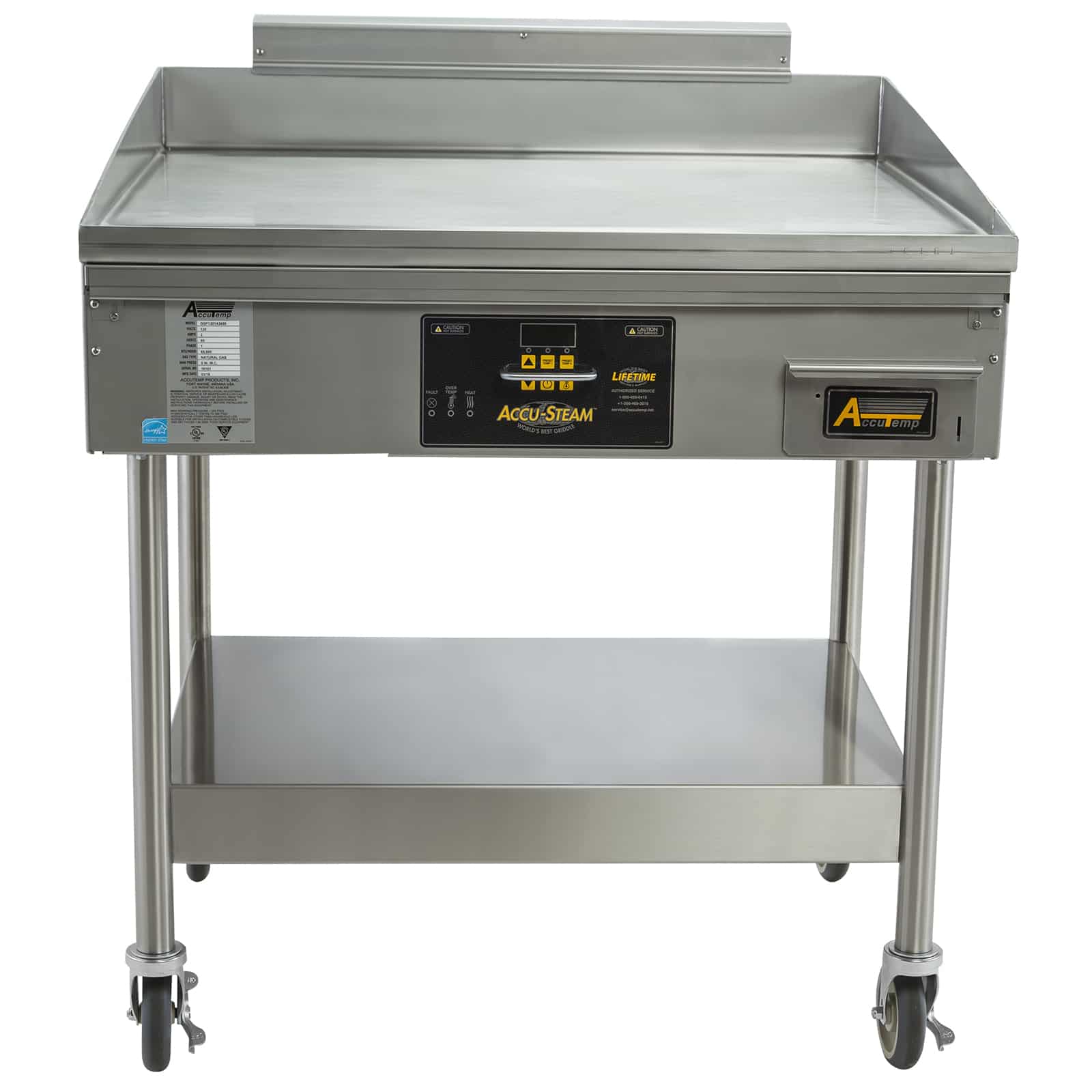 AccuTemp GGF1201A3650-S2 Accu-Steam™ 36.25'' Countertop Gas Griddle