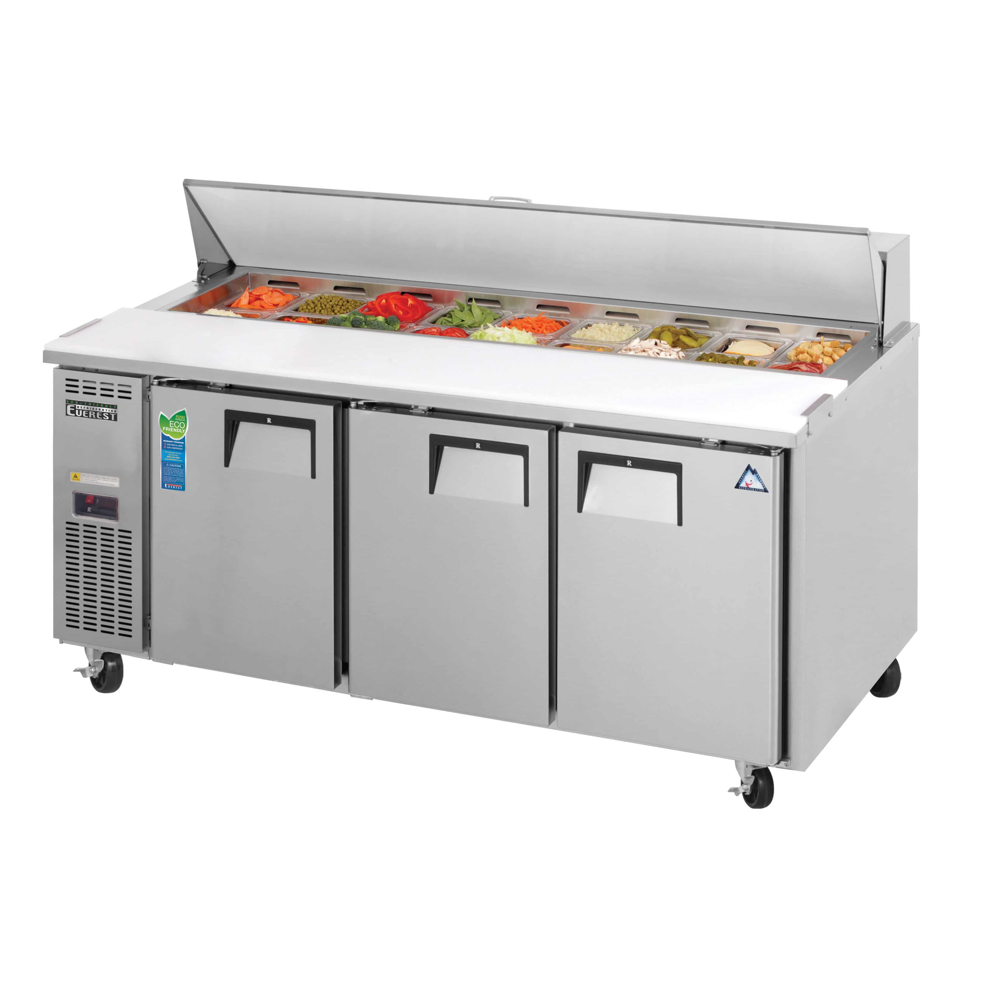 Everest Refrigeration EPR3 Sandwich Prep Table