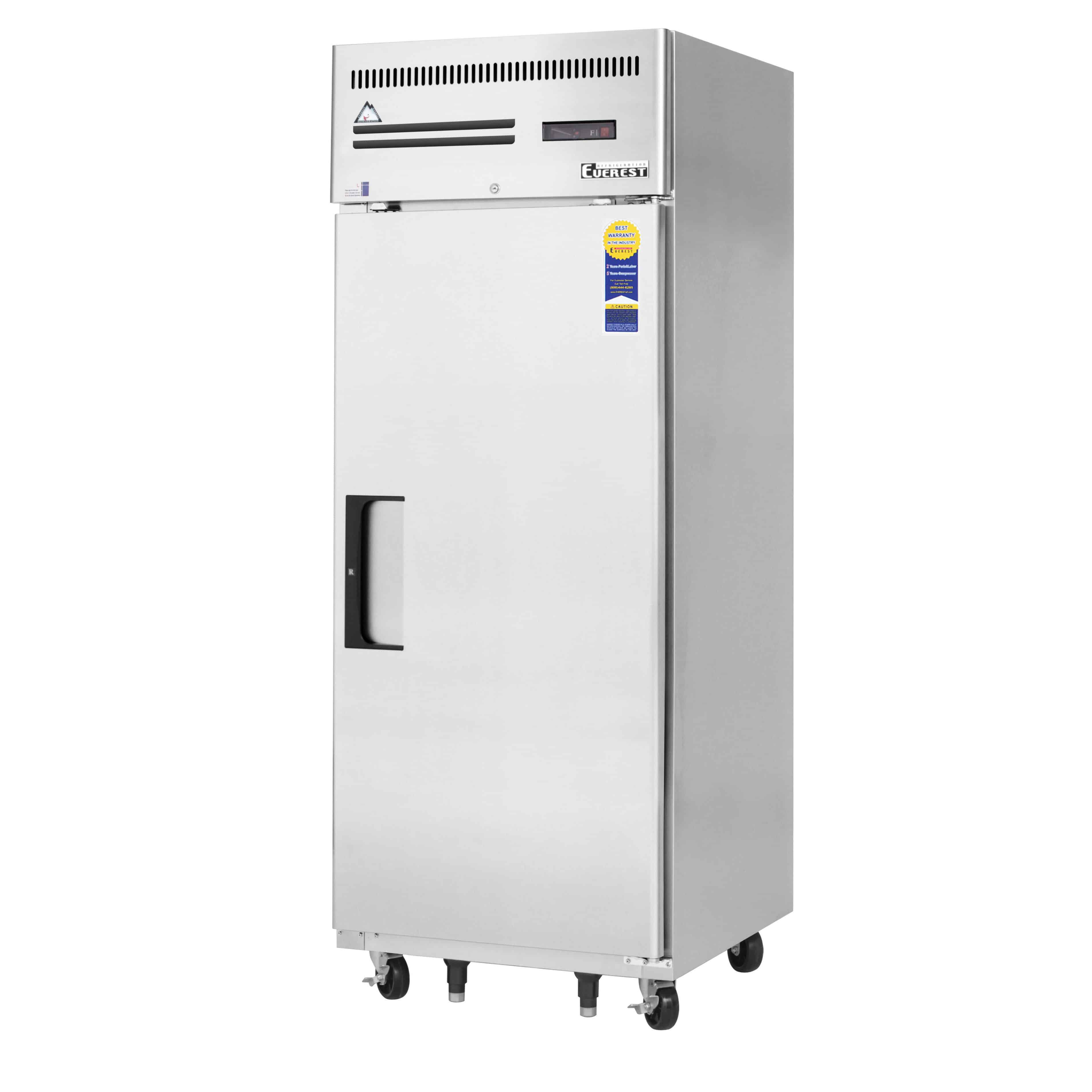 Everest Refrigeration ESF1 29.25'' 23.0 cu. ft. 1 Section Reach-In Freezer