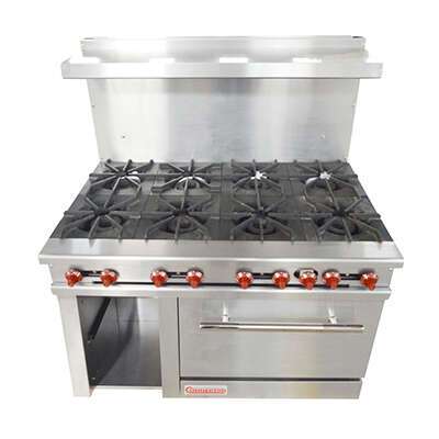 Connerton CN48-6-12G Restaurant Gas Range, 48" W | CKitchen.com