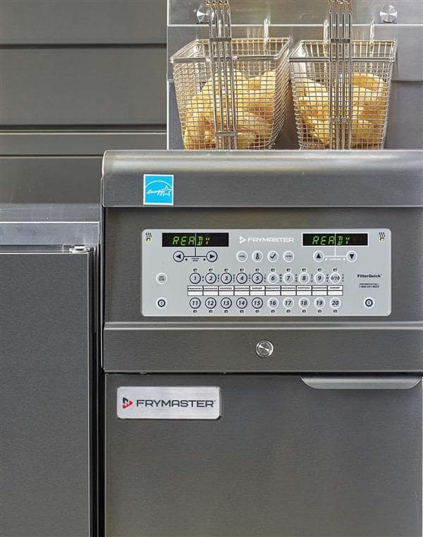 Frymaster FPPH455 (4) 50 lb. Frypots Gas Floor Fryer
