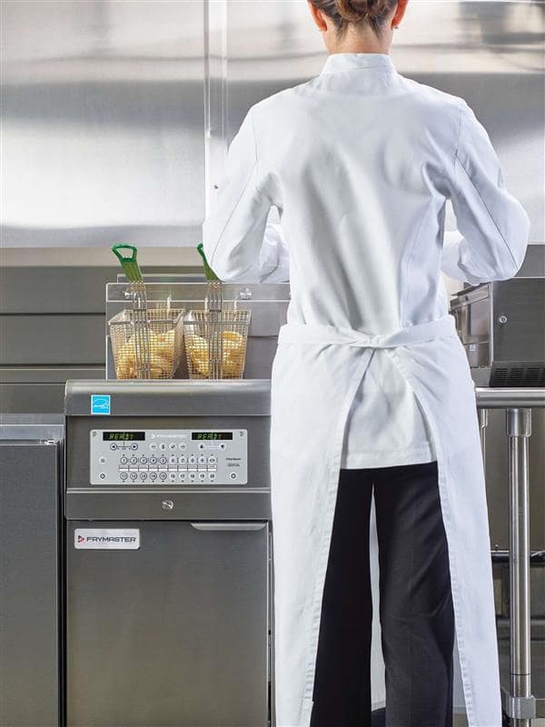 Frymaster FPRE214 (2) 50 lb. Full Frypots Electric Floor Fryer