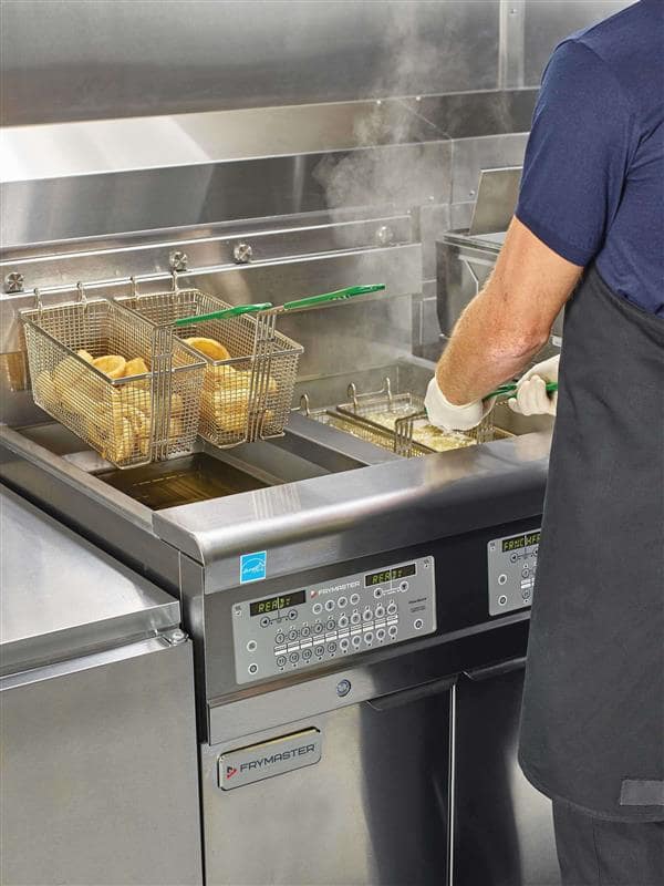 Frymaster FPRE217 (2) 50 lb. Full Frypots Electric Floor Fryer