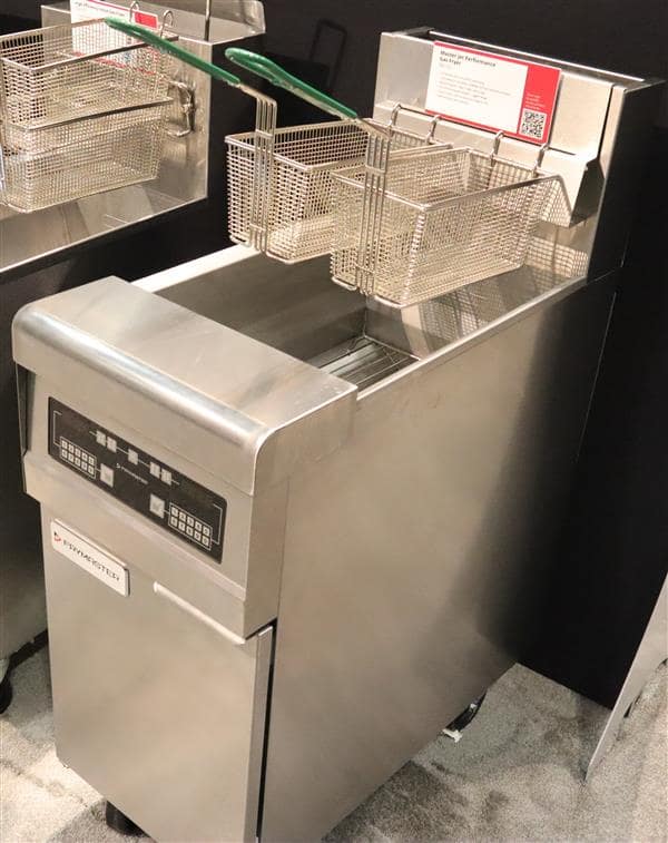 Frymaster MJ150 50 lb. Gas Floor Model Full Pot Fryer