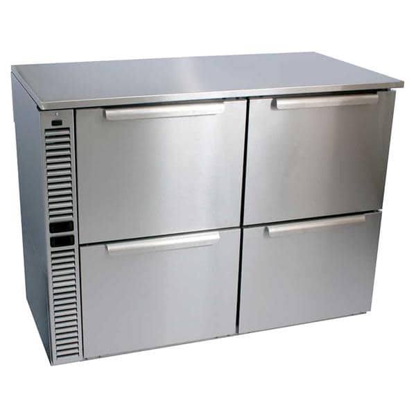 Glastender C2SB48 Silver Refrigerated Back Bar Storage Cabinet