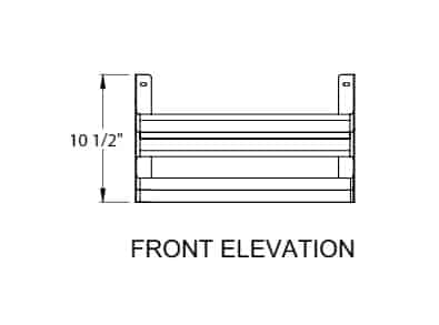 Glastender DSR-61 Double Speed Rail