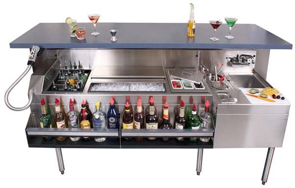 Glastender MXS72-CP10 Mixology Underbar Cocktail Station