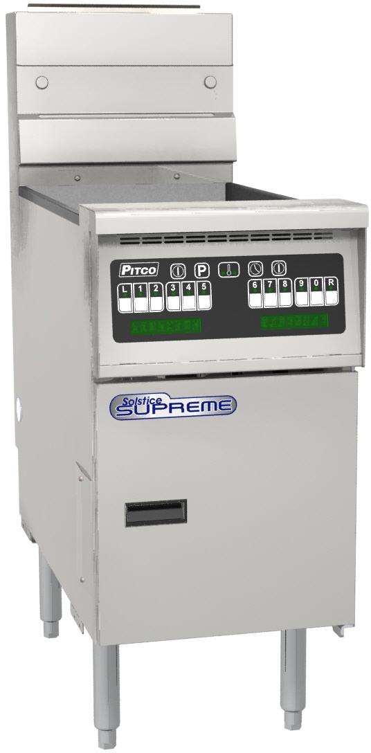 Pitco SSH60-3FD Solstice Supreme (3) 50-60 lb. Full Tanks Gas Floor Fryer