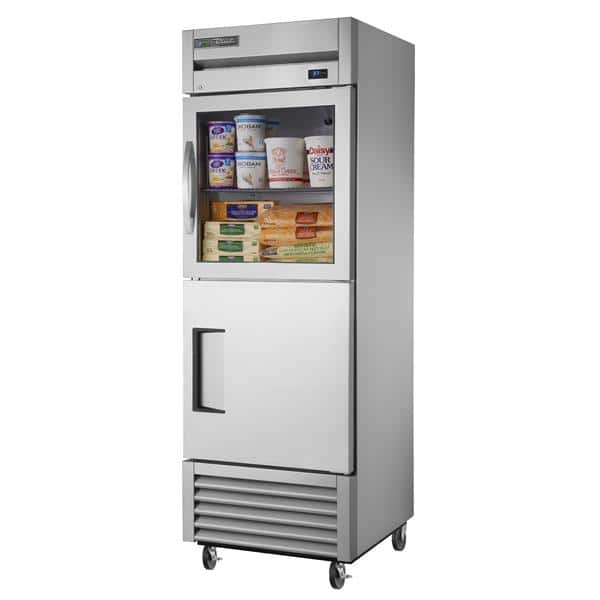 True T-23-1-G-1-HC~FGD01 27'' 23 cu. ft. 1 Section Reach-In Refrigerator