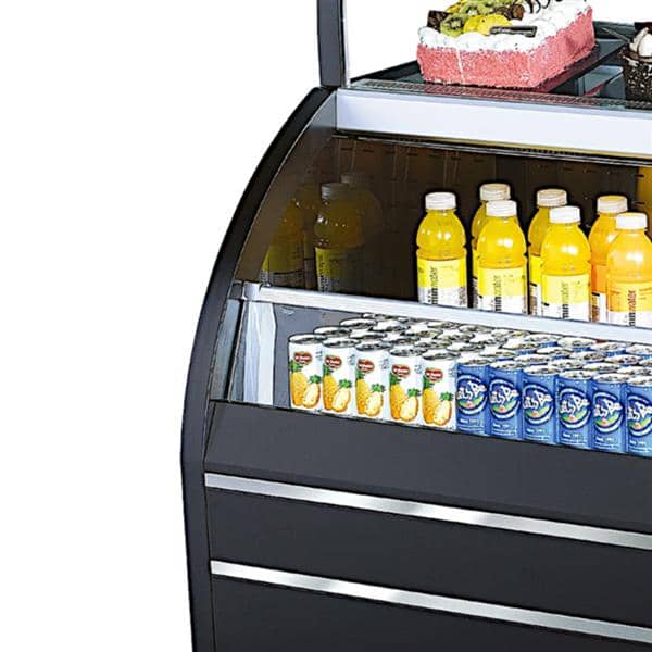 Turbo Air TOM-W-50SB-N 50.88'' Air Curtain Open Display Merchandiser