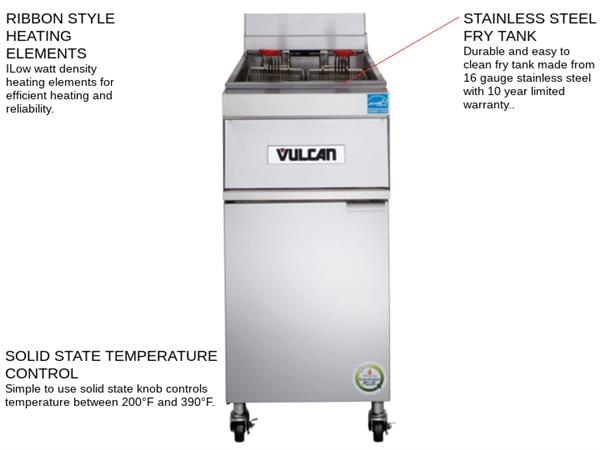 Vulcan 1ER85AF Fryer | Kitchen Equipment