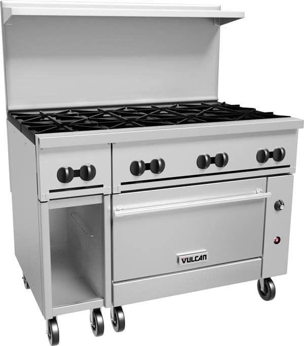 Vulcan 48S-8B Restaurant Gas Range, 48" W | CKitchen.com