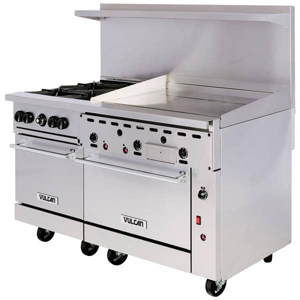 Vulcan 60SC-4B36GT Restaurant Gas Range, 60" W | CKitchen.com