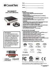CookTek 660901 (B652-U2) Incogneeto™ Induction Buffet