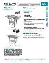 Hobart HWS-4-C Hand wrap station with 12