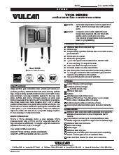 Vulcan VC4GD Single Deck Gas Convection Oven | CKitchen.com